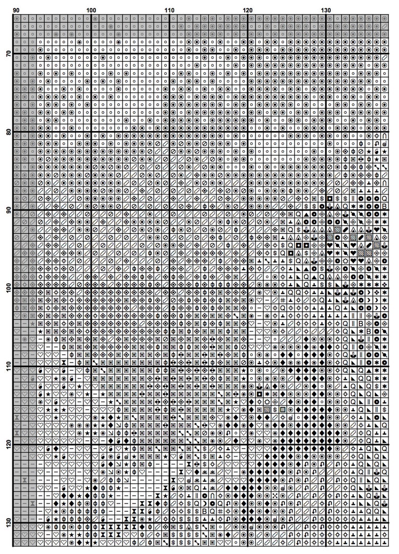 Angel Counted Cross Stitch Pattern Large Cross Stitch Chart - Etsy