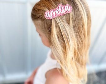 Hair Clip Custom Hair Clip Name Clip Personalized Name Clip ...
