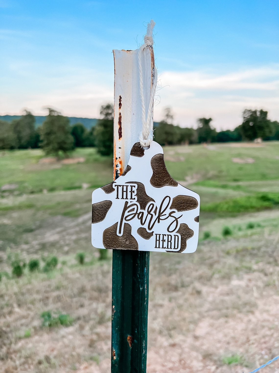 Cow Print Cow Tag Ornament - Etsy