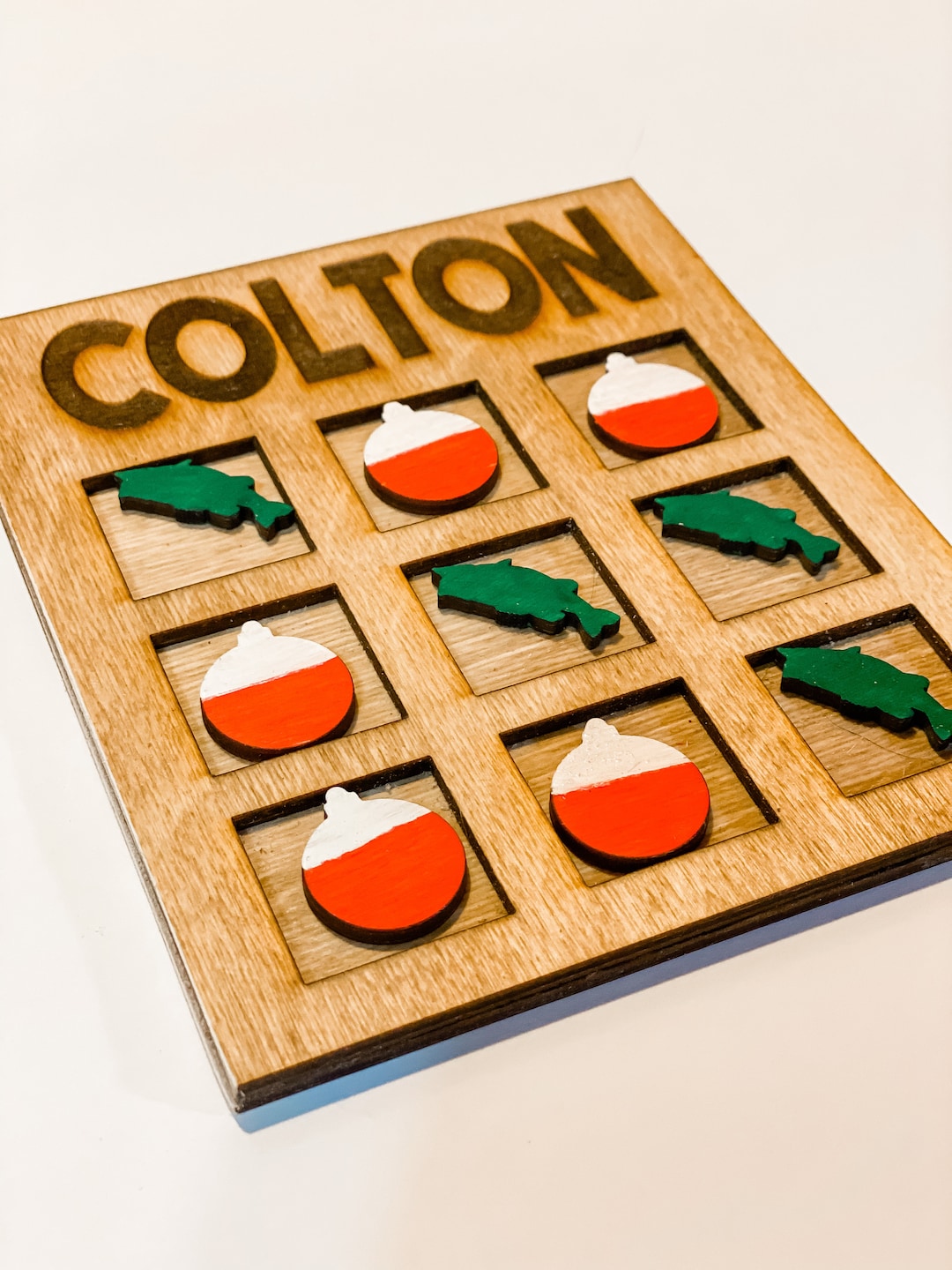 Tic-tac-toe Board Fish - Etsy