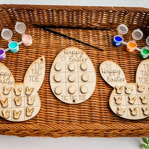 Easter Egg and Bunny Tic-tac-toe - Etsy
