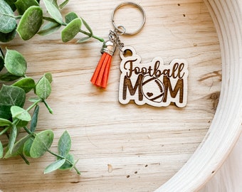 Football Mom Keychain Svg - Etsy