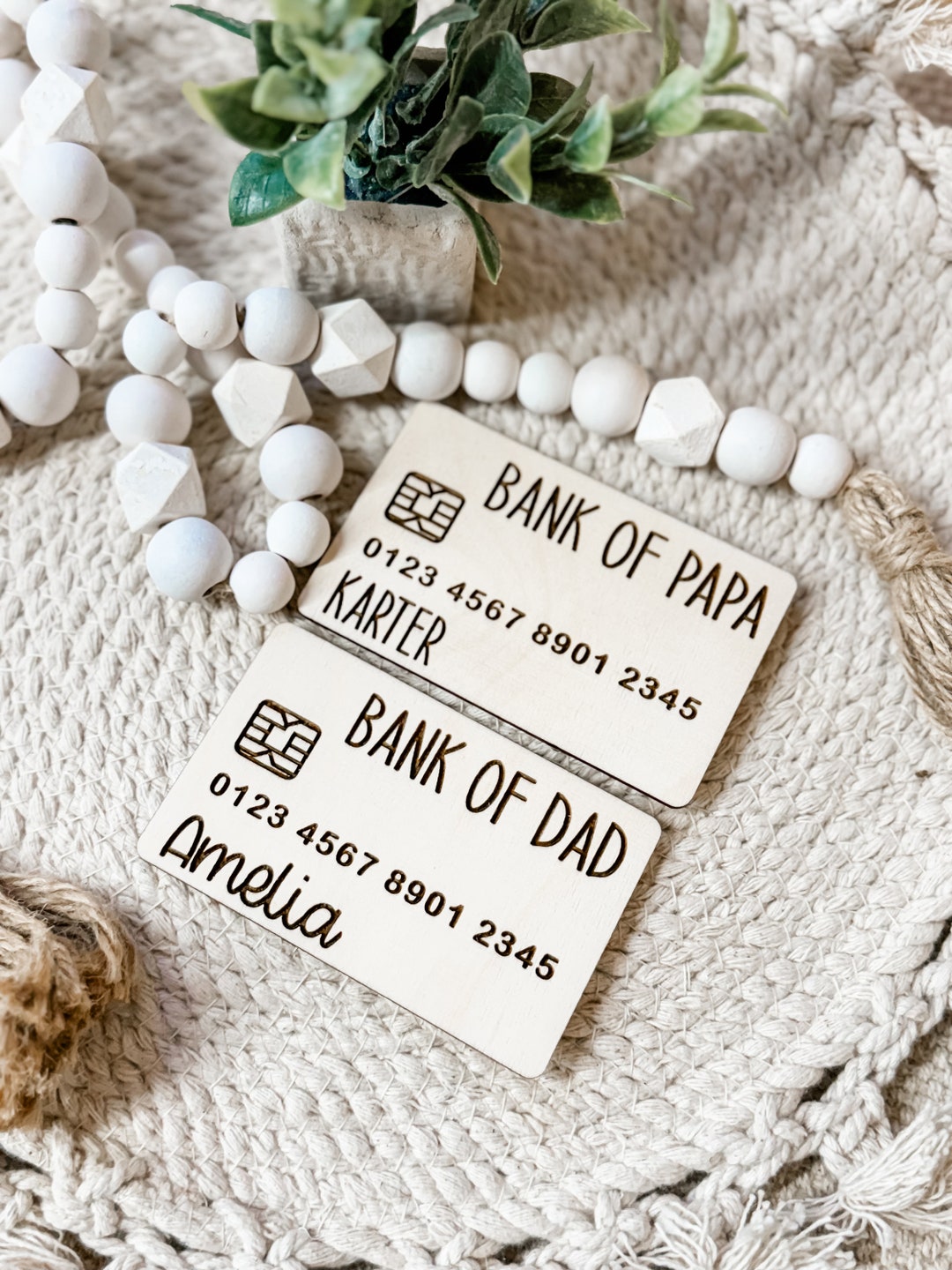 Bank of Kids CREDIT CARD - Etsy