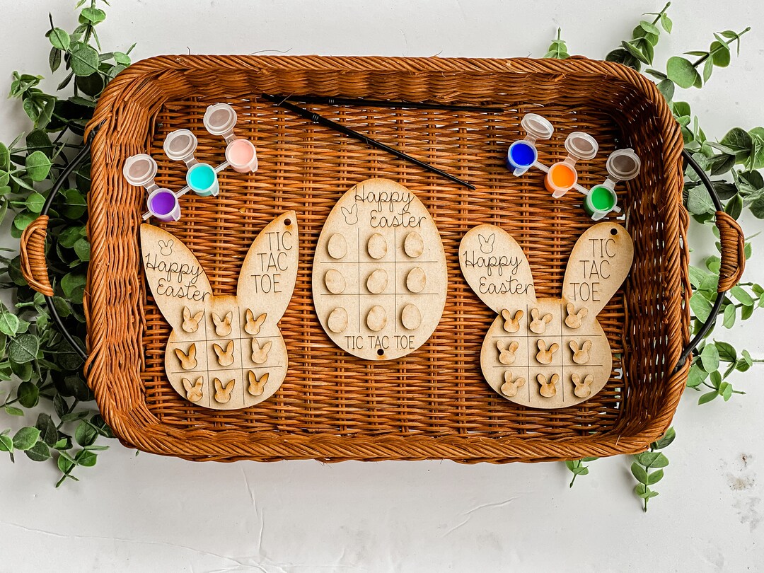 Easter Egg and Bunny Tic-tac-toe - Etsy