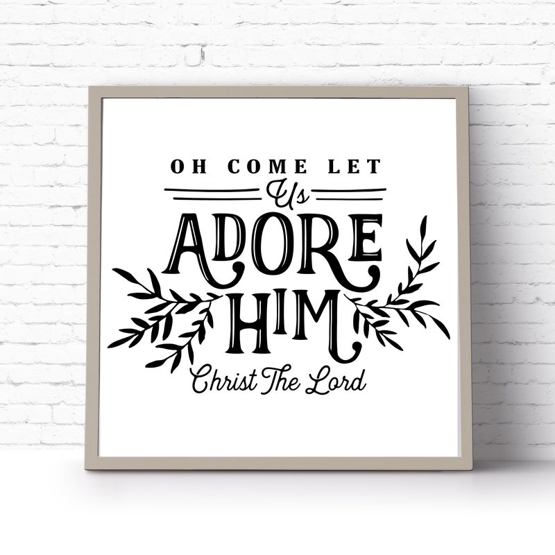 Let Us Adore Him - Etsy