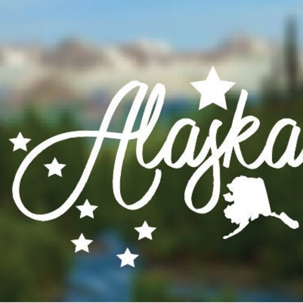 Alaska Decal - Etsy