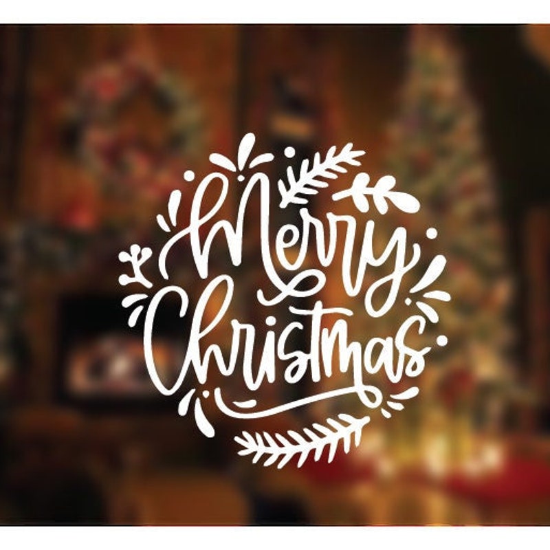 Christmas Decal - Etsy