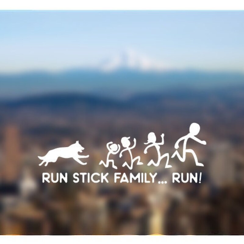 Stick Family Decal - Etsy
