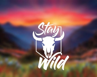 Stay Wild Sticker - Etsy
