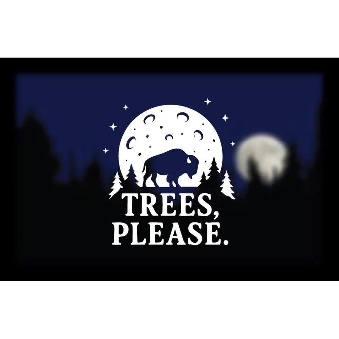 Trees Please Vinyl Decal | Nature Lover Sticker | Outdoor Adventure ...