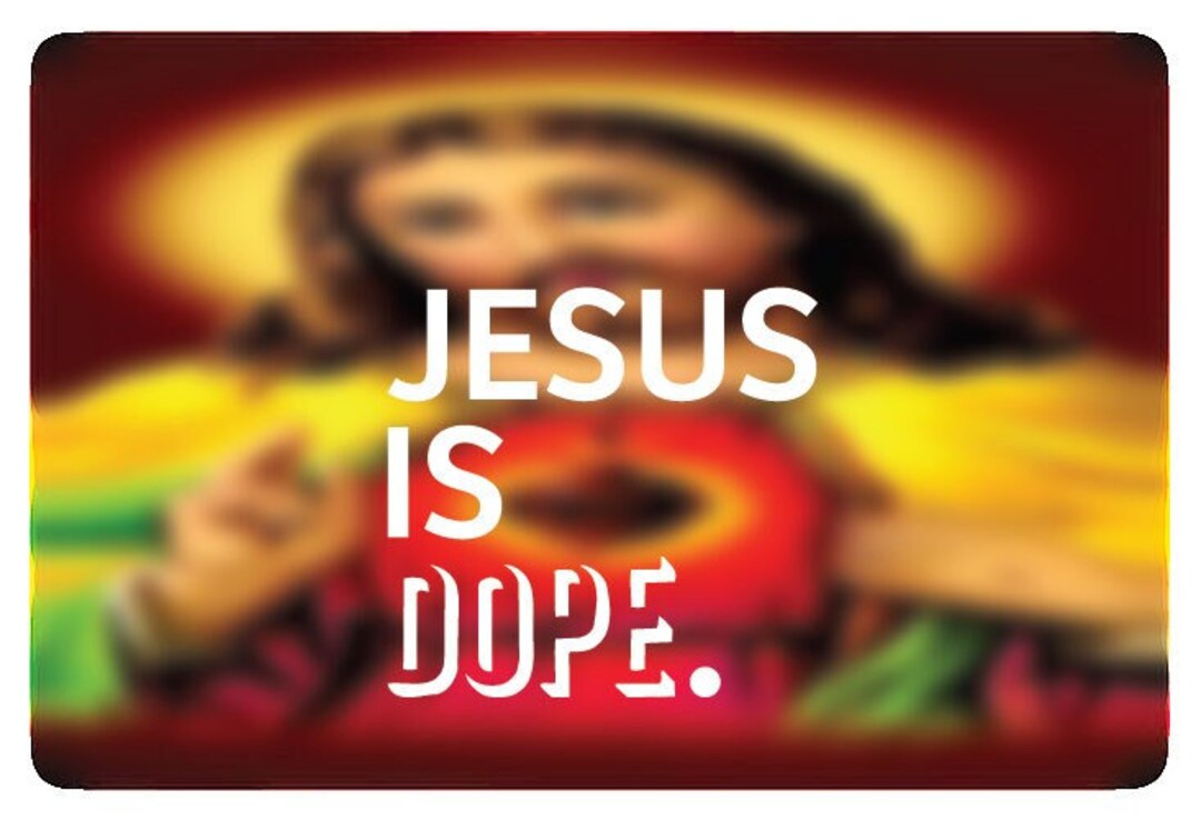 Jesus is Dope | Jesus Sticker | Jesus Decal | Christian Sticker - Etsy