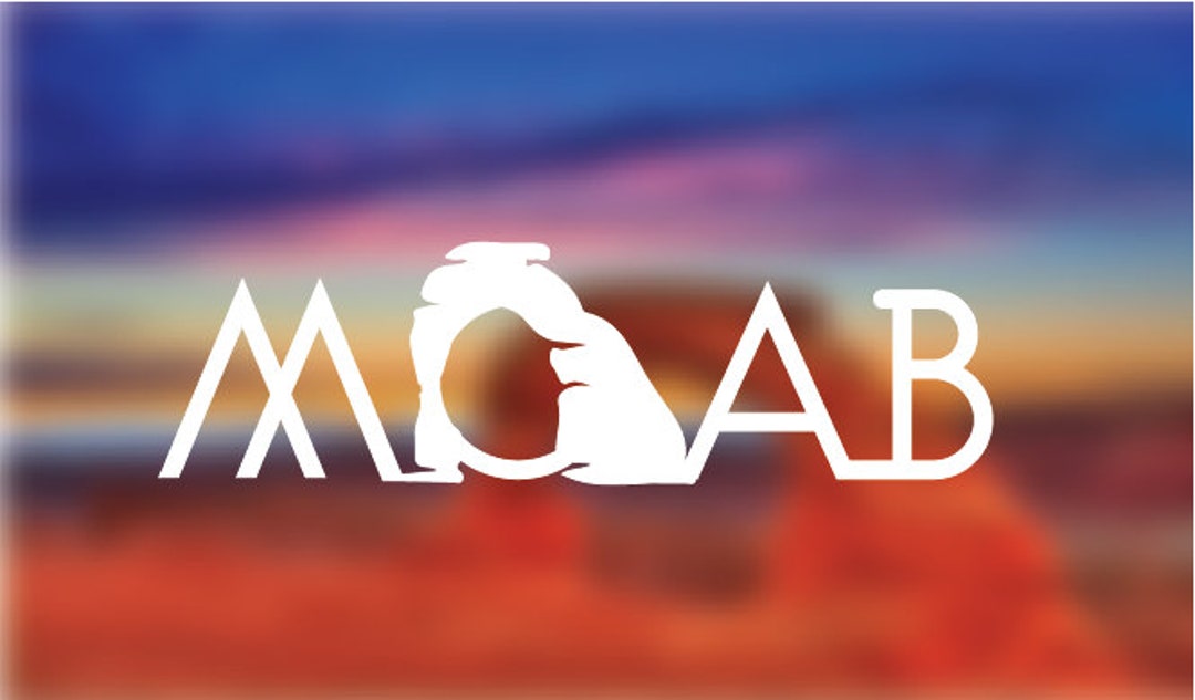 Moab Decal Yeti Decal Laptop Decal National Park - Etsy
