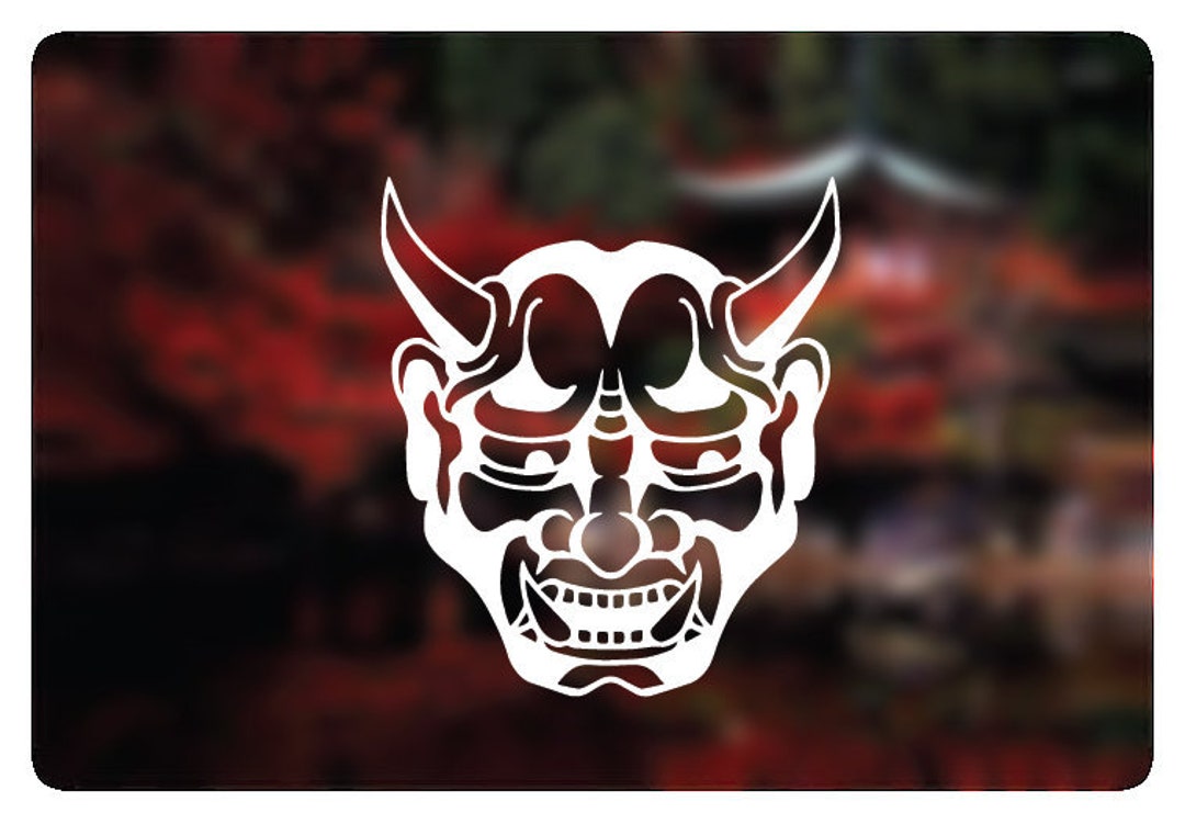 Oni Decal | Oni Sticker - Etsy