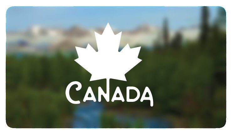 Canada Decal Maple Leaf Decal | Etsy
