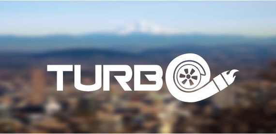 Turbo Decal Turbo Sticker Yeti Decal Laptop Decal - Etsy