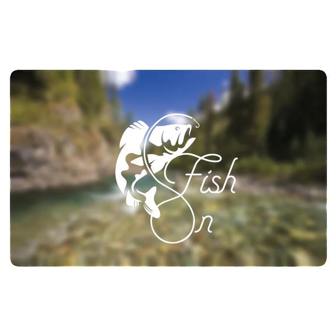 Fish on Decal | Angler Vinyl Sticker | Fishing Quote for Boat, Cooler ...