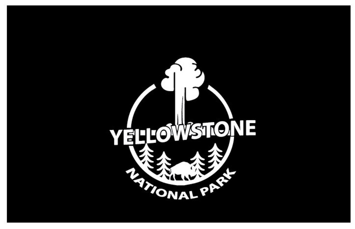 Yellowstone National Park Decal Yellowstone National Park - Etsy