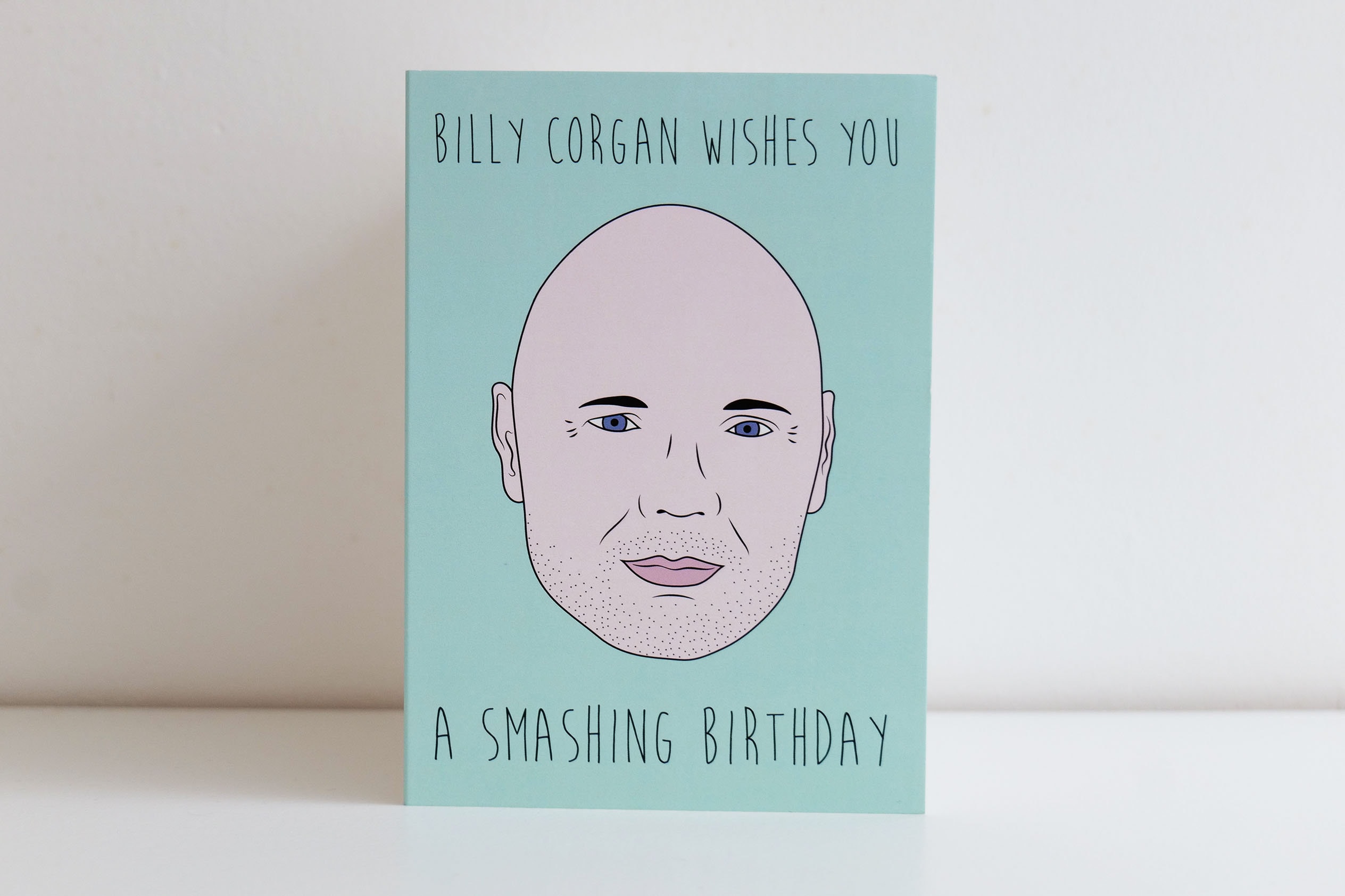 Billy Corgan (smashing Pumpkins) Birthday Card - Etsy