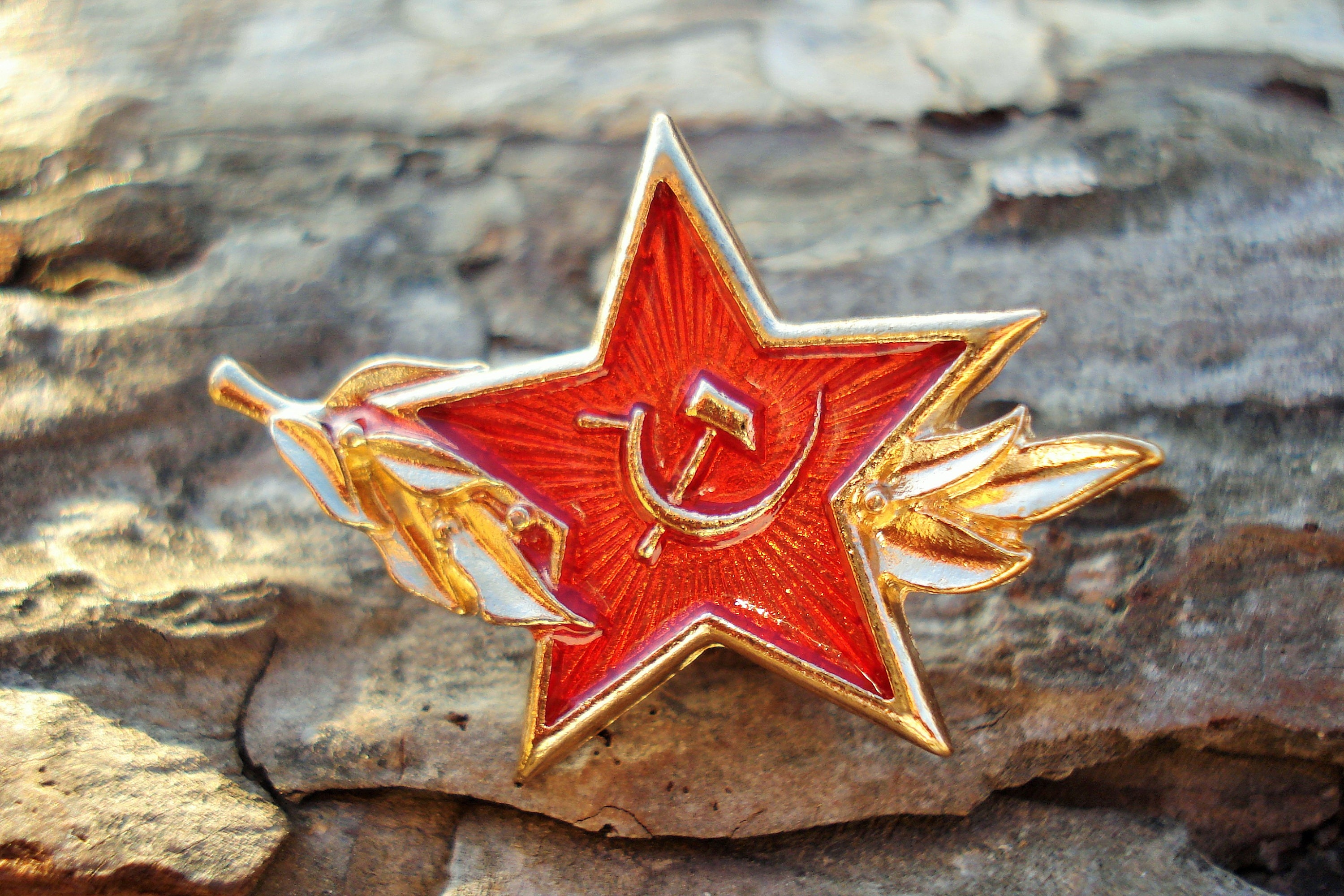 Vintage Soviet Red Star Pin / Soviet Badge Pin /USSR/ | Etsy