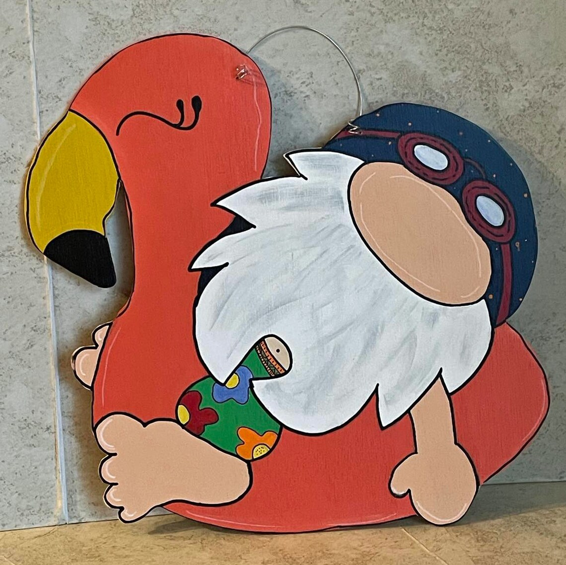 Gnome Door Hanger Summertime Gnomes Pool Gnome Pool Float | Etsy