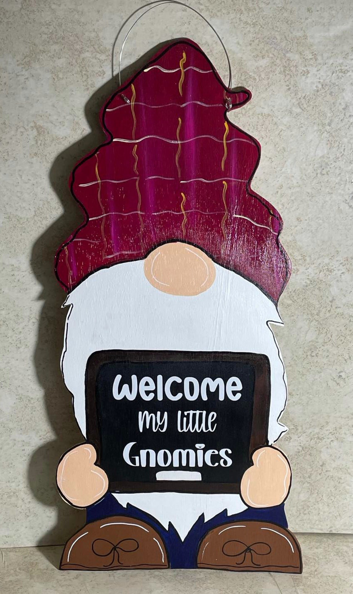 Gnome Teacher Classroom Sign or Door Decor Back to School - Etsy