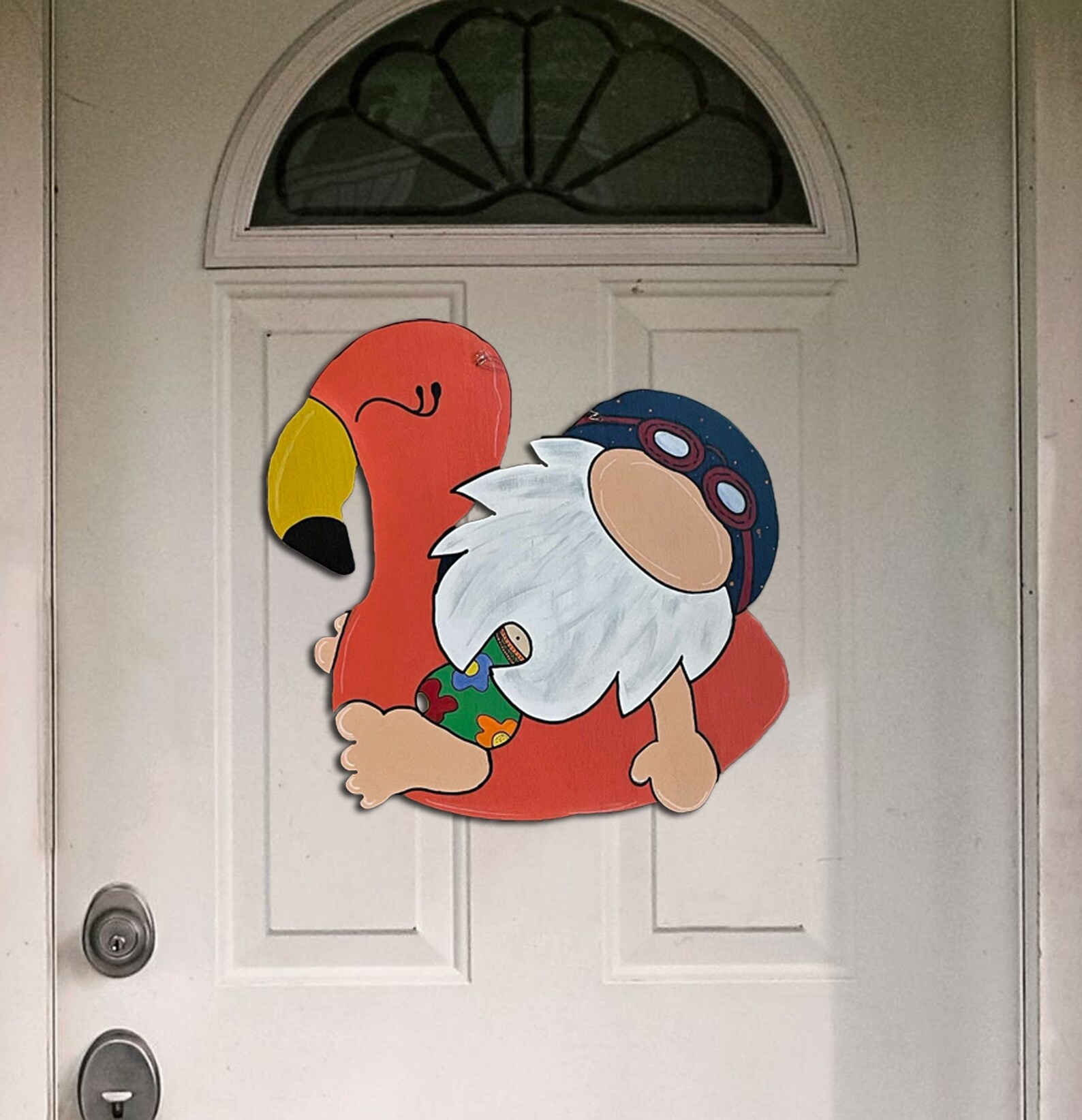 Gnome Door Hanger Summertime Gnomes Pool Gnome Pool Float - Etsy