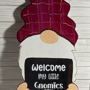 Gnome Teacher Classroom Sign or Door Decor Back to School - Etsy
