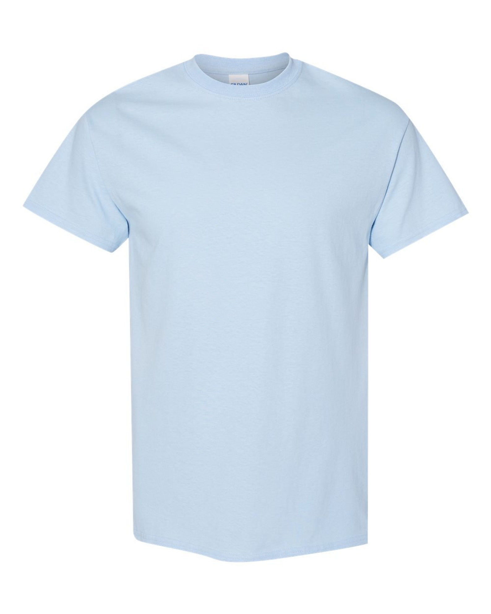 Custom Gildan Mens Plain T Shirts Solid Cotton Short Sleeve Blank Tee ...