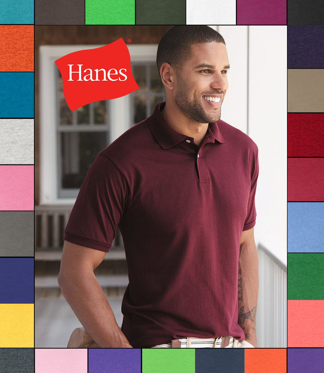 Hanes Polo Shirts For Men