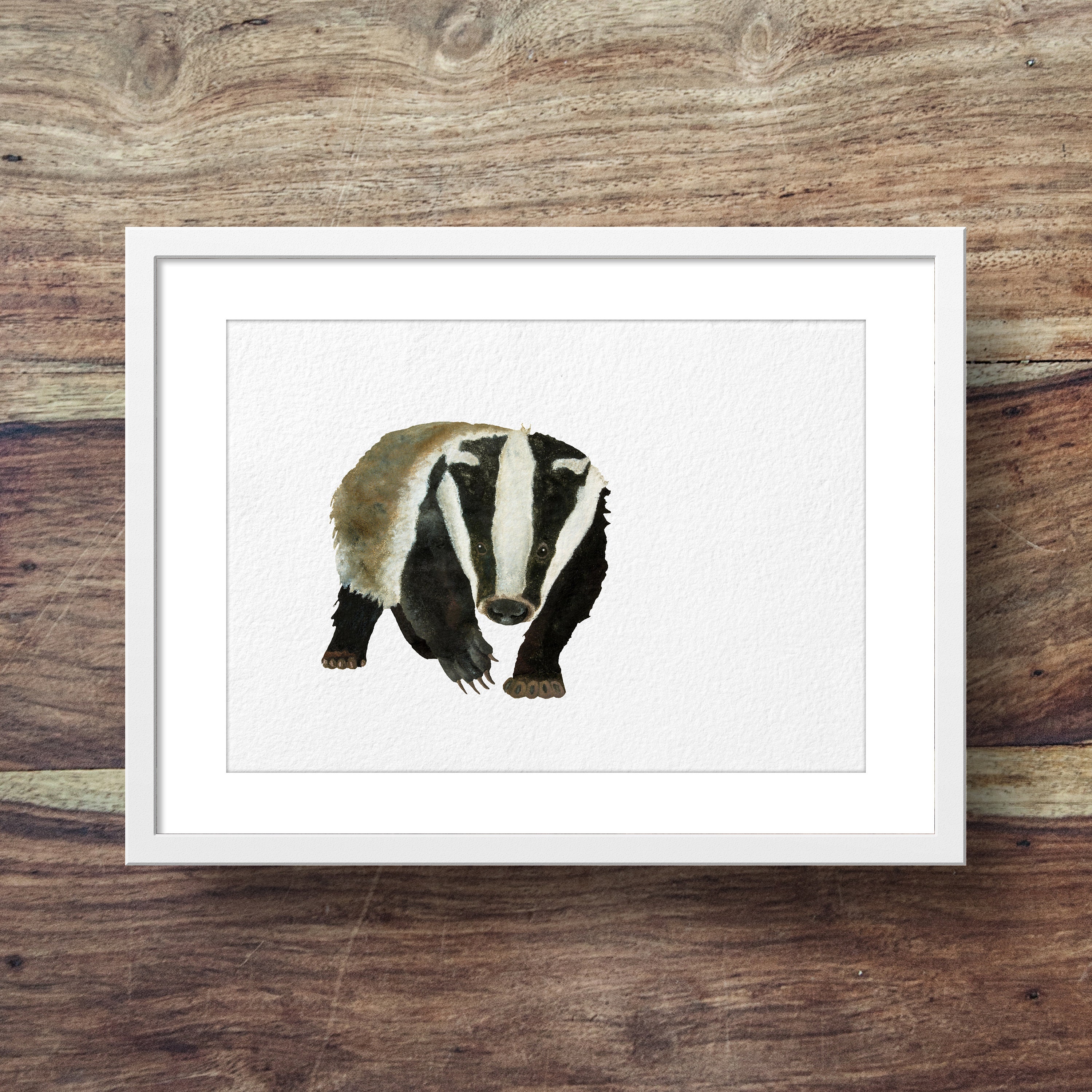 Badger Cub badgers badger art badger print cute badger | Etsy
