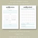 Printable Monthly Journal - Monthly Log, Monthly Planner, Dot Grid ...