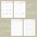 Tracker Bundle Printable Planner Insert, Tracker Set, Journal, Starter ...