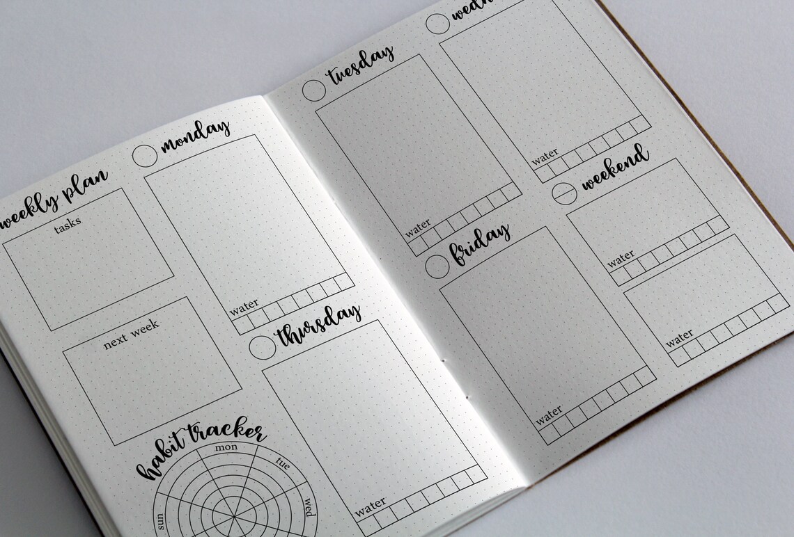 Weekly Journal Printable - Planner Insert, Printable Planner, Planner ...
