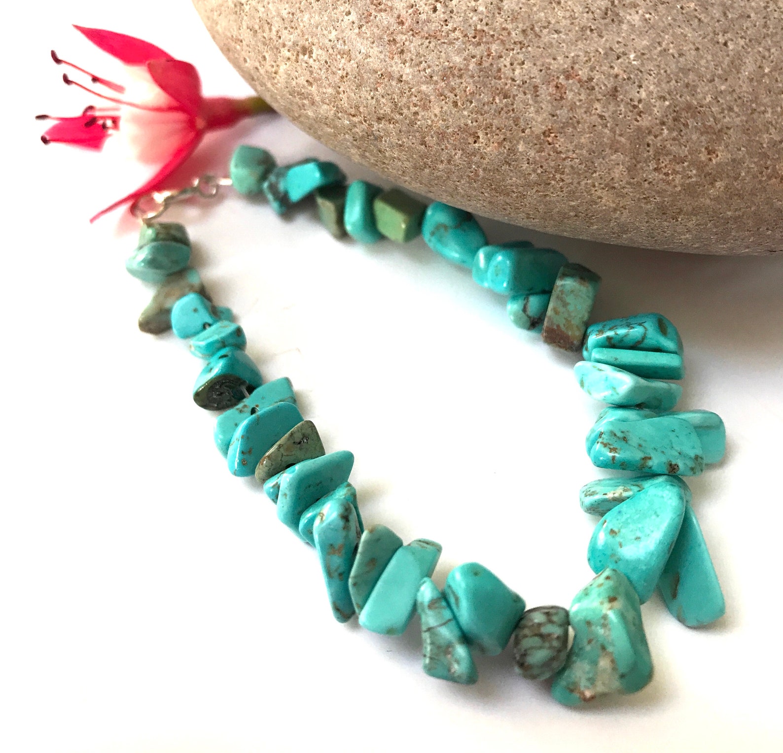 Turquenite Bracelet Turquoise Bracelet Gemstone Bracelet - Etsy