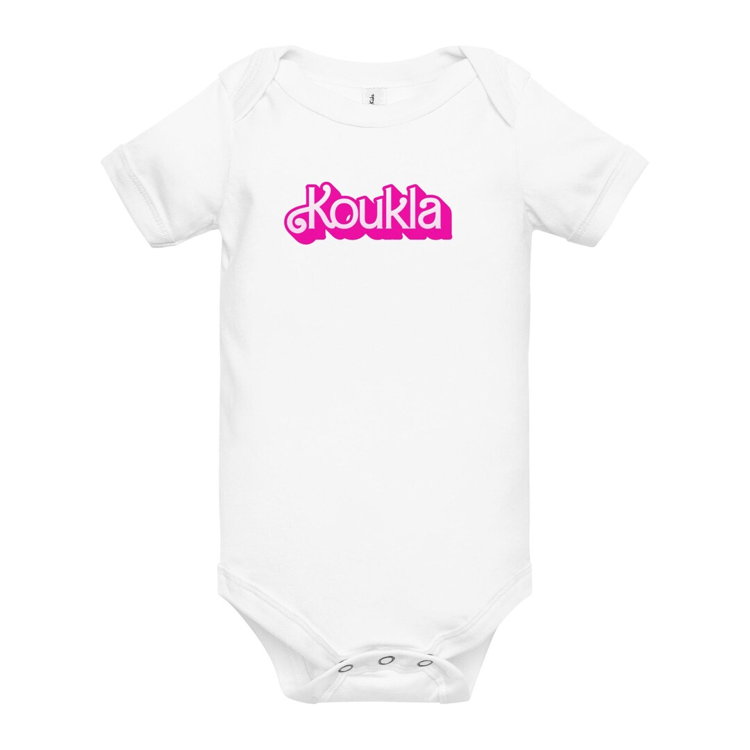 Greek Koukla Onesie for Baby, Adorable Print With Three-snap Closure ...