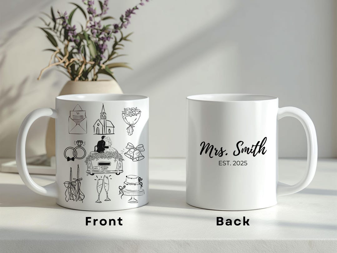 Bride-to-be Mug - Personalized Bridal Shower Gift - Future Mrs. Coffee ...