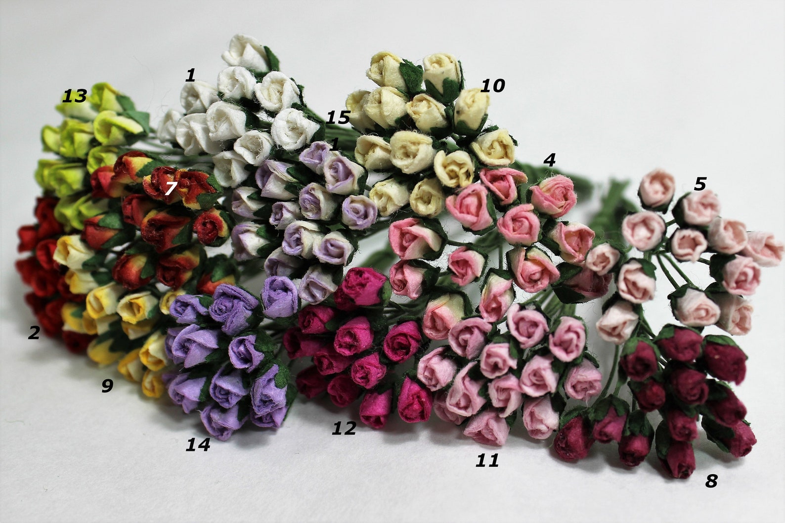 Miniature Rose Buds for Dollhouses and Dollhouse Gardens - Etsy