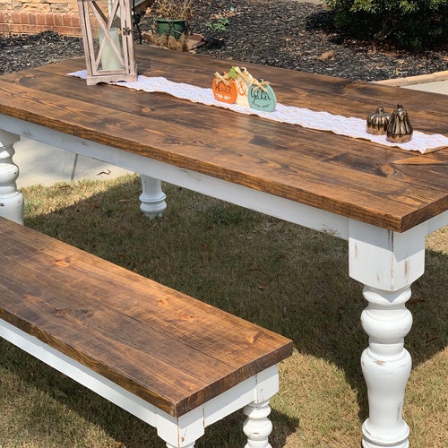 Rustic Farmhouse Dining Table Dining Room Set Dining Room - Etsy