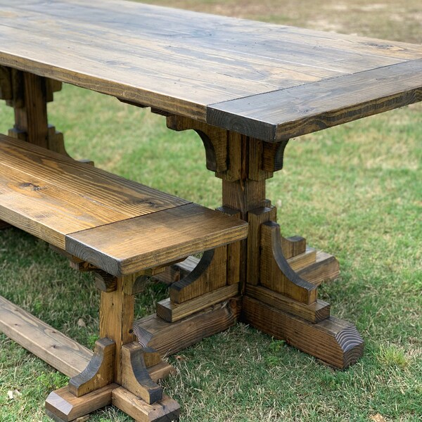 Painted Dining Table - Etsy