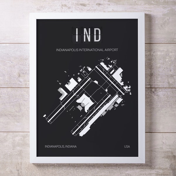 Indianapolis Map - Etsy