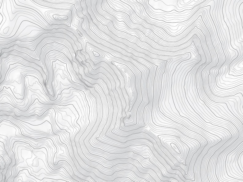 Mt Massive, Colorado, USA Topography Elevation Print Wall Art - Etsy