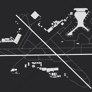 BOM Mumbai International Airport Print Map Wall Art - Etsy