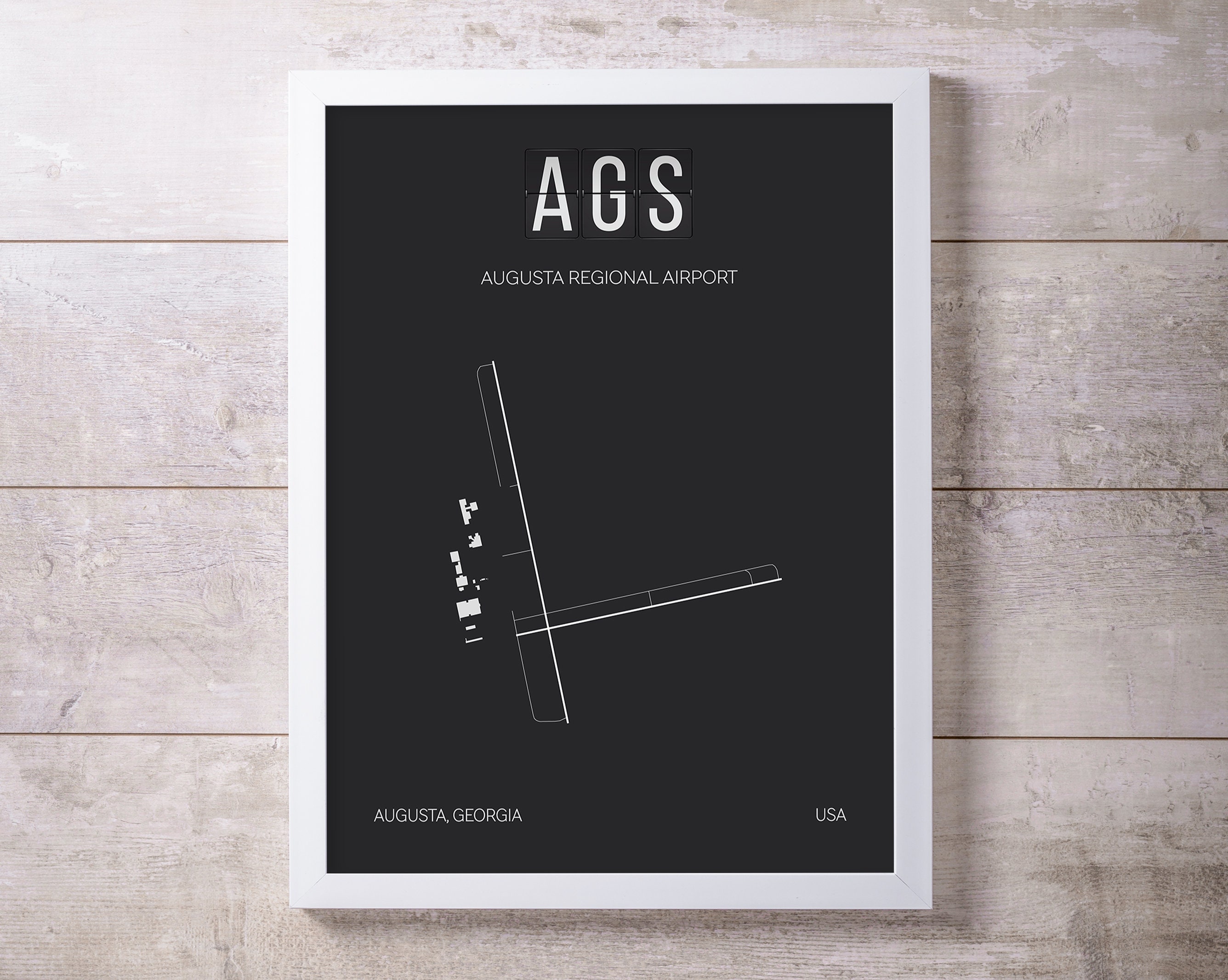 Augusta Regional Airport Map