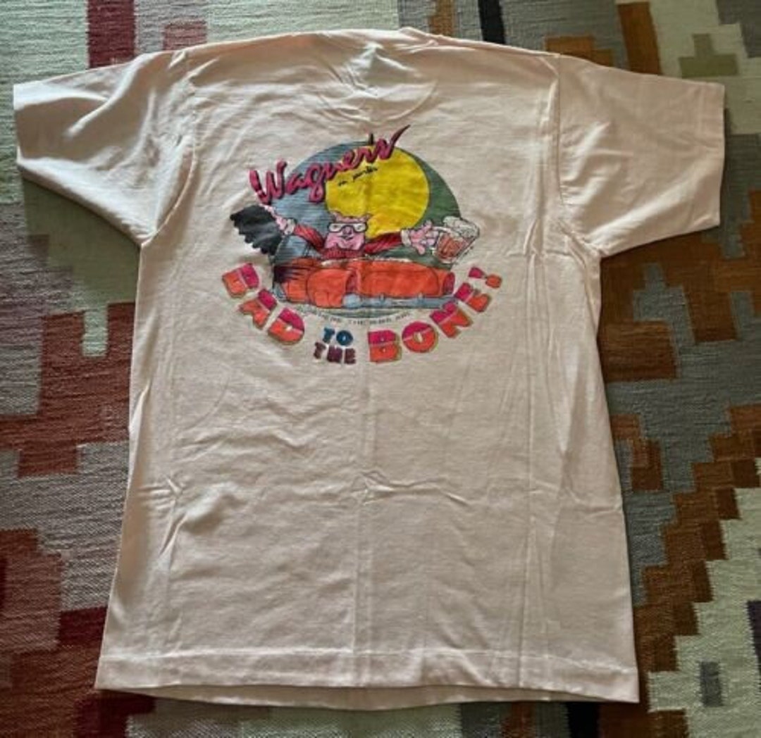 Vintage Pink 1990s Wagner's Bad to the Bone Restaurant Ribs USA Screen ...