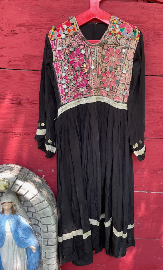 Afghani kuchi dress, vintage - Gem