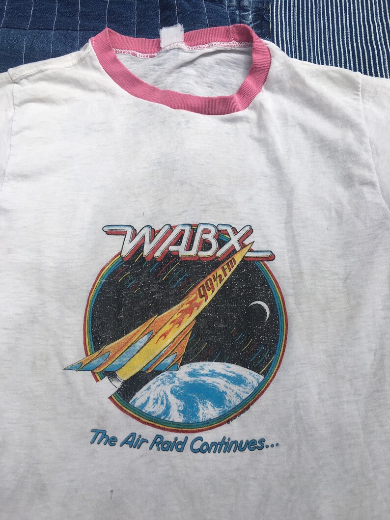Vintage 70s 80s Detroit Rock Radio Station WABX 99 1/2 FM T - Etsy