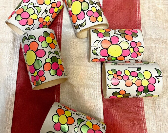 1960s Vintage Dippity Doo Mod Rod Hair Rollers With Flowers Flower ...