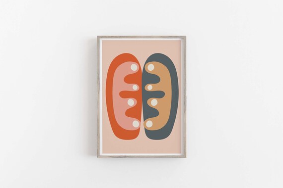 African Adinkra Symbols. Friendship Abstract Art Print. - Etsy