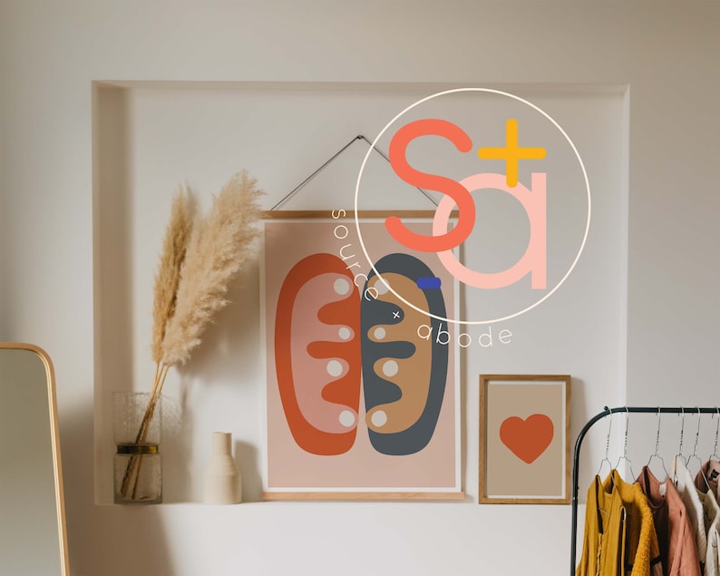 African Adinkra Symbols. Friendship Abstract Art Print. African Proverb ...