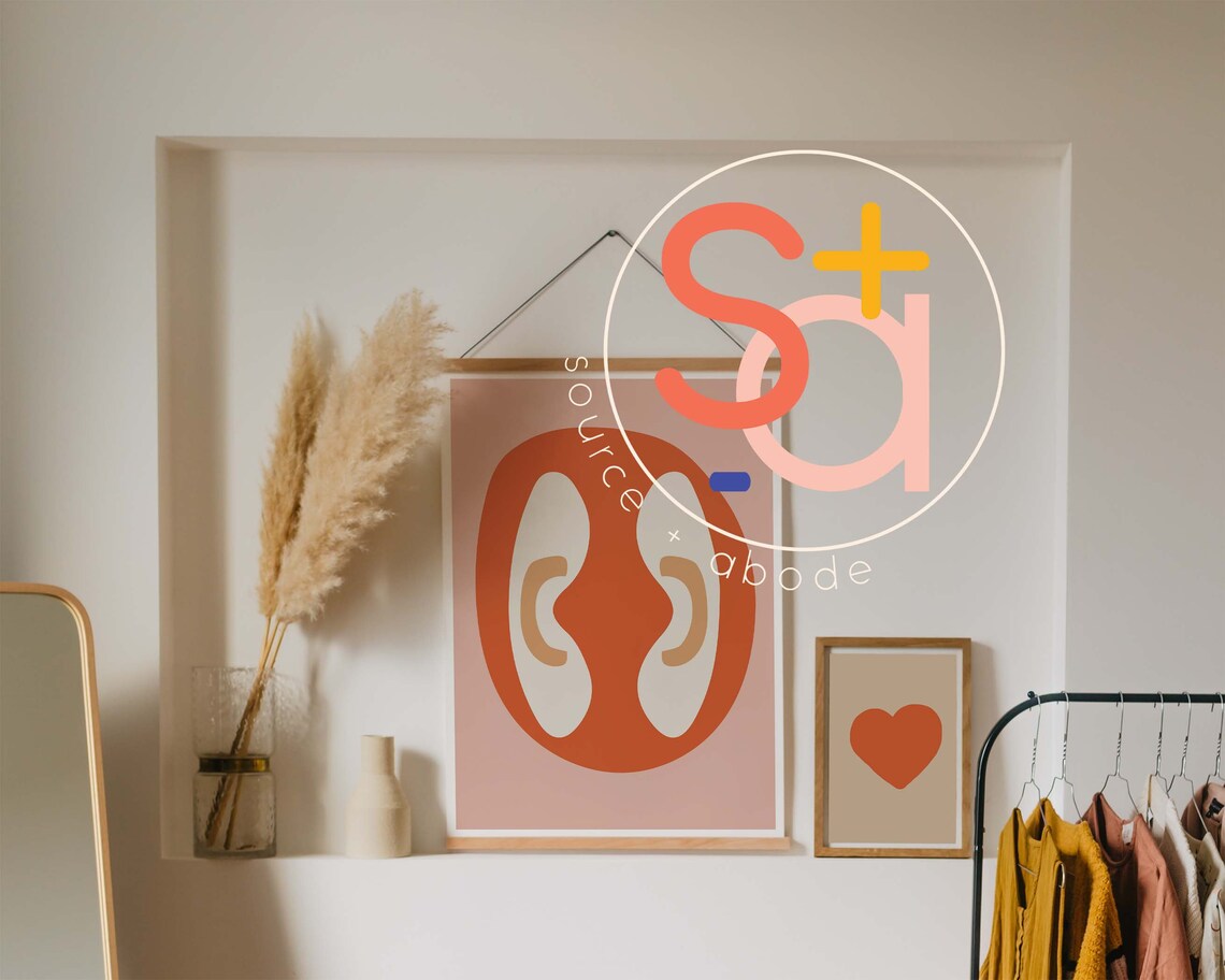 African Adinkra Symbols. Nyame Biribi Wo Soro Unity Abstract Art ...